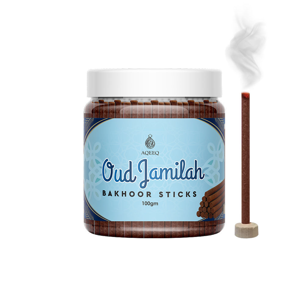 Aqeeq Oud Jamilah Premium Bakhoor Sticks | Long Lasting Arabic Aroma ...